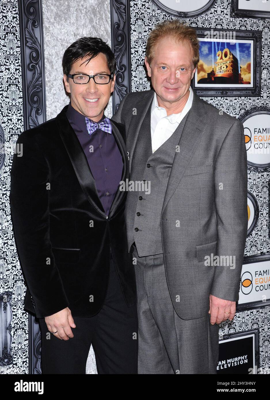 Dan Bucatinsky and Jeff Perry attending the 2014 Family Equality Awards ...