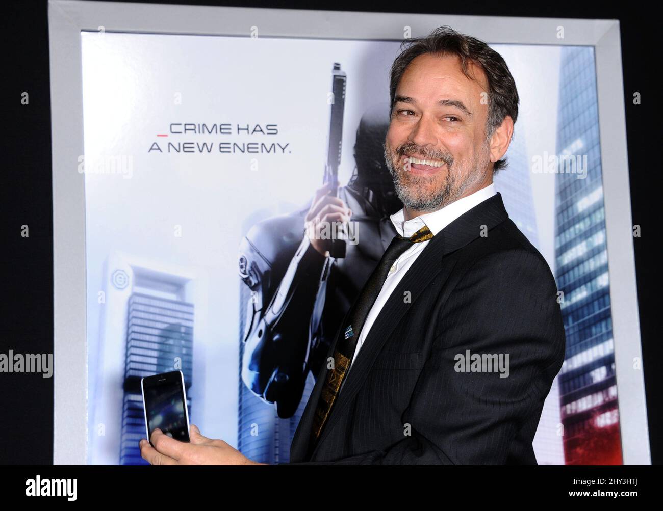 Jon Lindstrom attends the Robocop premiere at the Chinese Theatre, Los ...