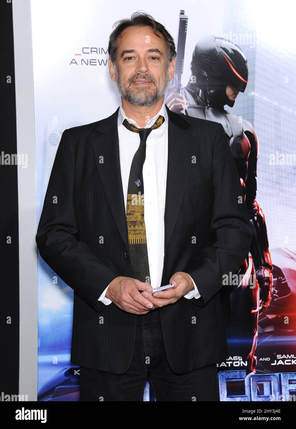 Jon Lindstrom attends the Robocop premiere at the Chinese Theatre, Los ...