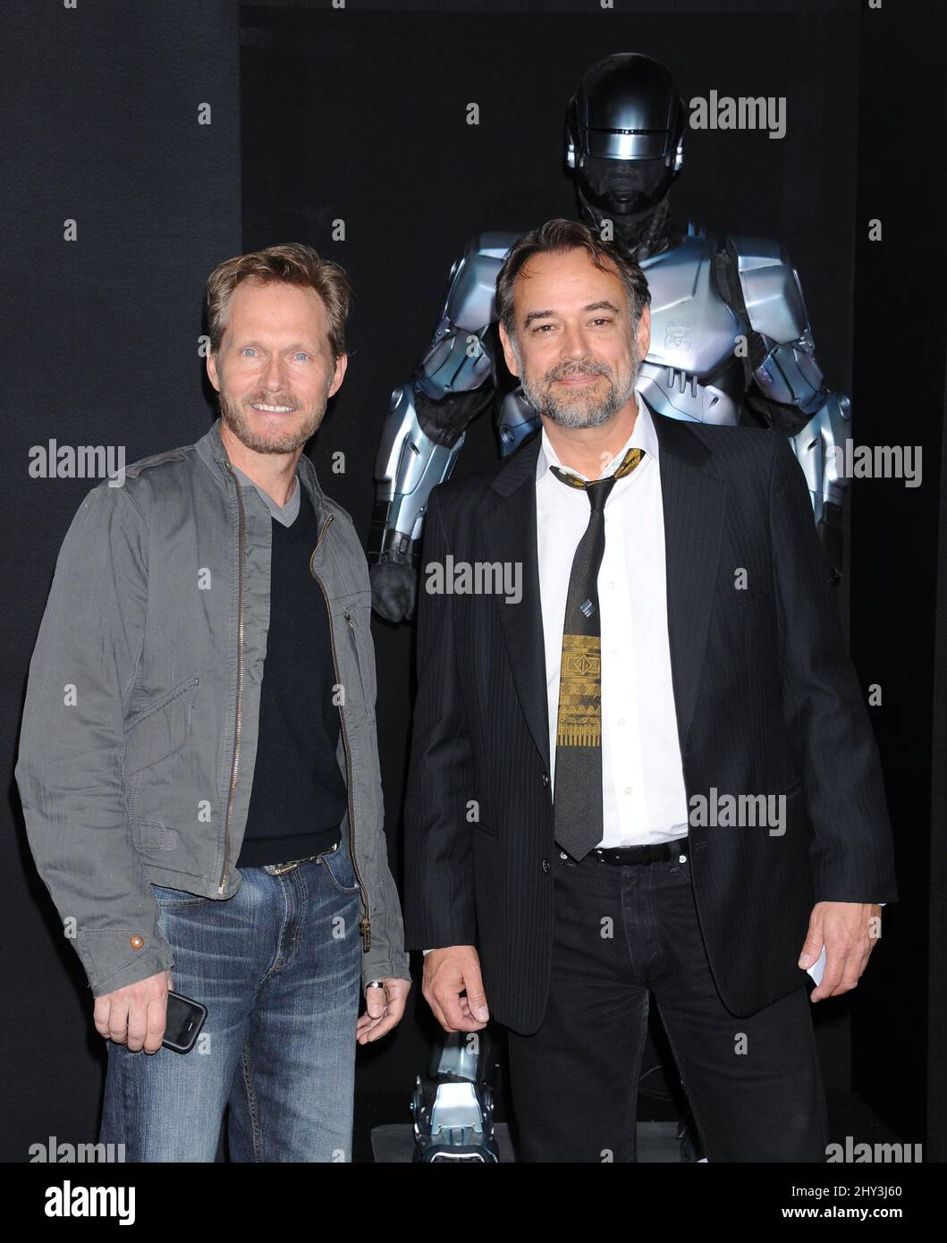 Jon Lindstrom attends the Robocop premiere at the Chinese Theatre, Los ...