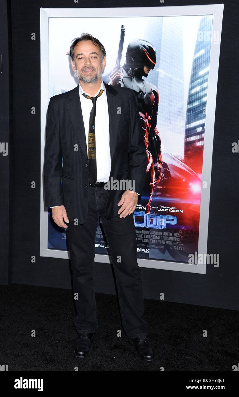 Jon Lindstrom attends the Robocop premiere at the Chinese Theatre, Los ...