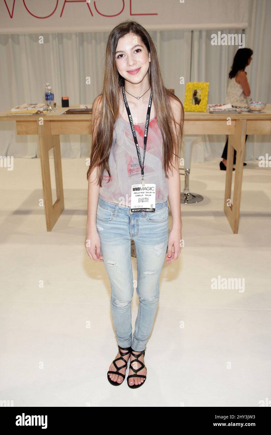 Isabella Rose Taylor attends the 2014 MAGIC Market Week Convention held ...