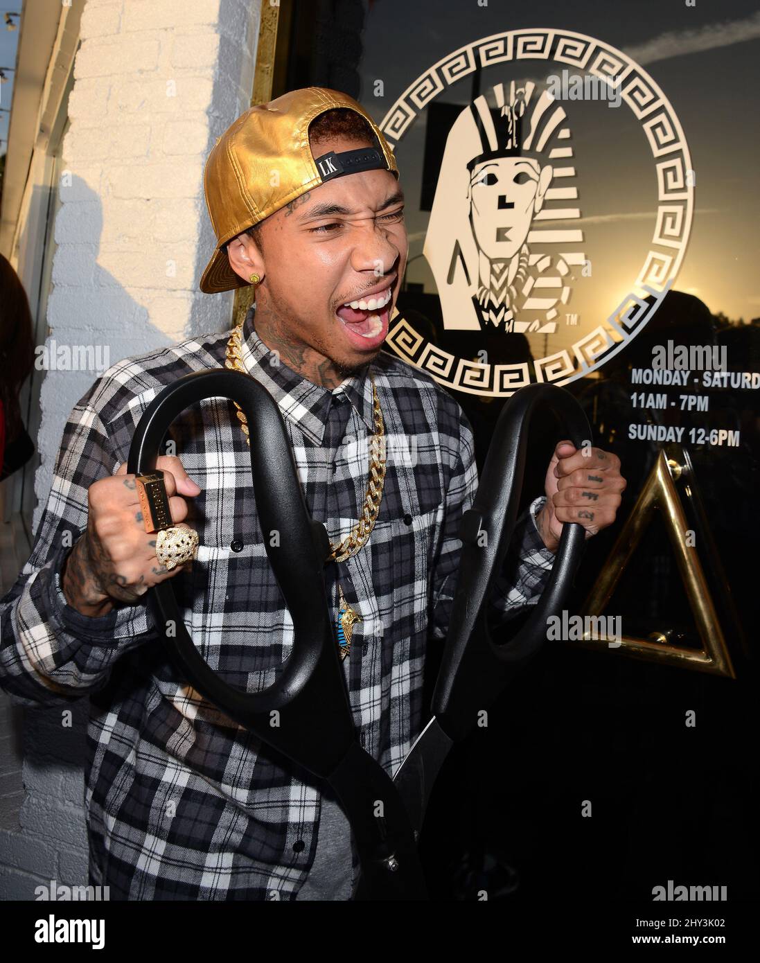 Tyga at the Press Opening Party for rapper Tyga's Last Kings Flagship ...