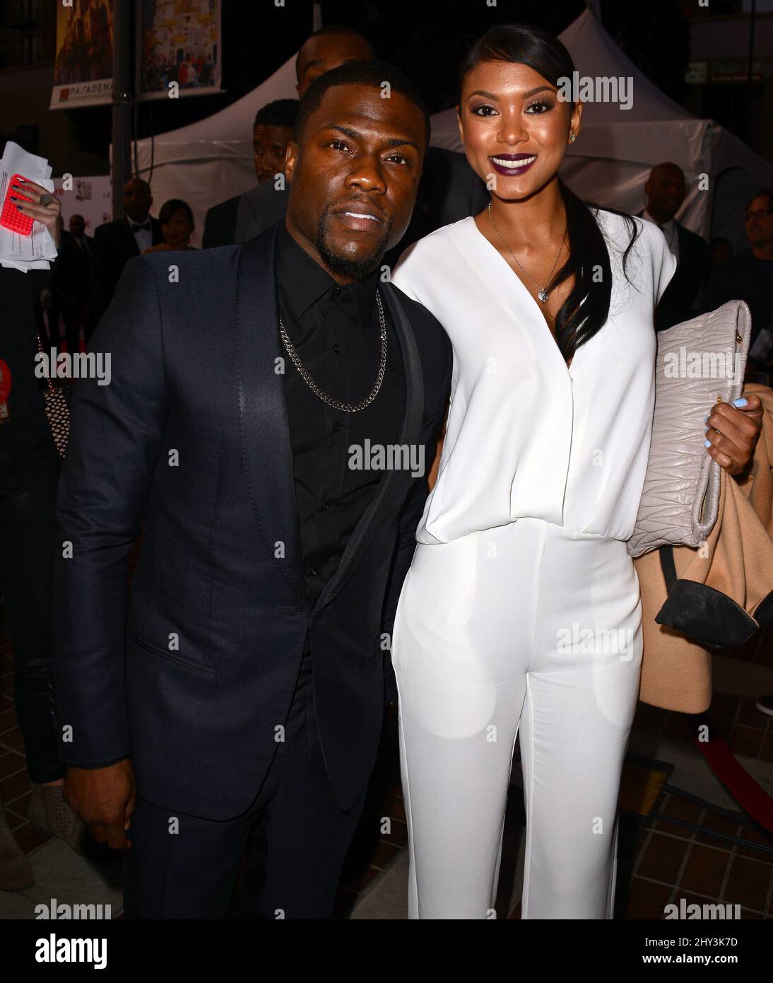 Kevin Hart, Eniko Parrish attending the 45th NAACP Image Awards held at ...