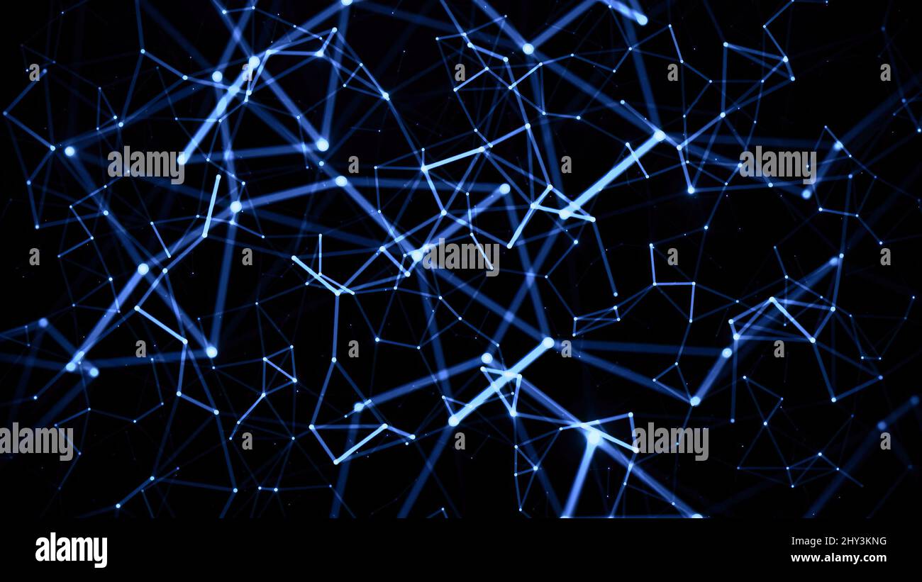 Abstract Plexus Technology Science And Engineering Stock Photo - Alamy