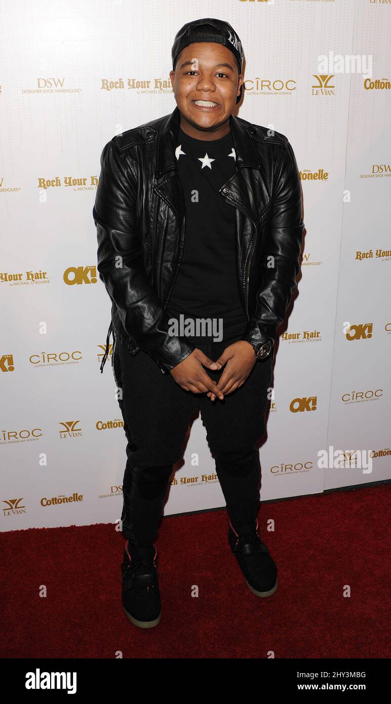 Kyle Massey arriving to OK Magazine's Pre-Oscar Party held at Greystone ...