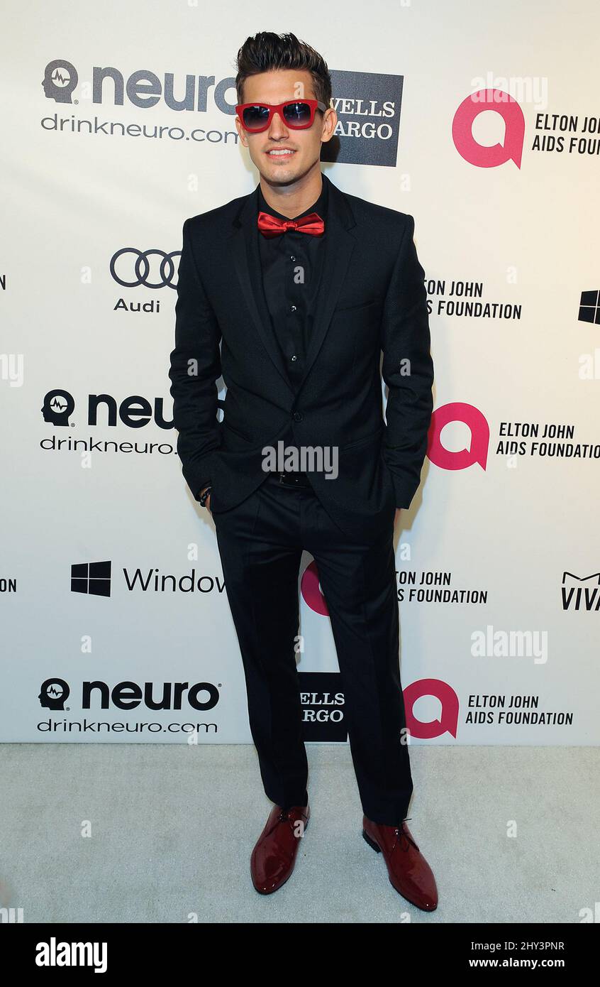 Asher Monroe arriving for the 2014 Elton John AIDS Foundation Academy ...