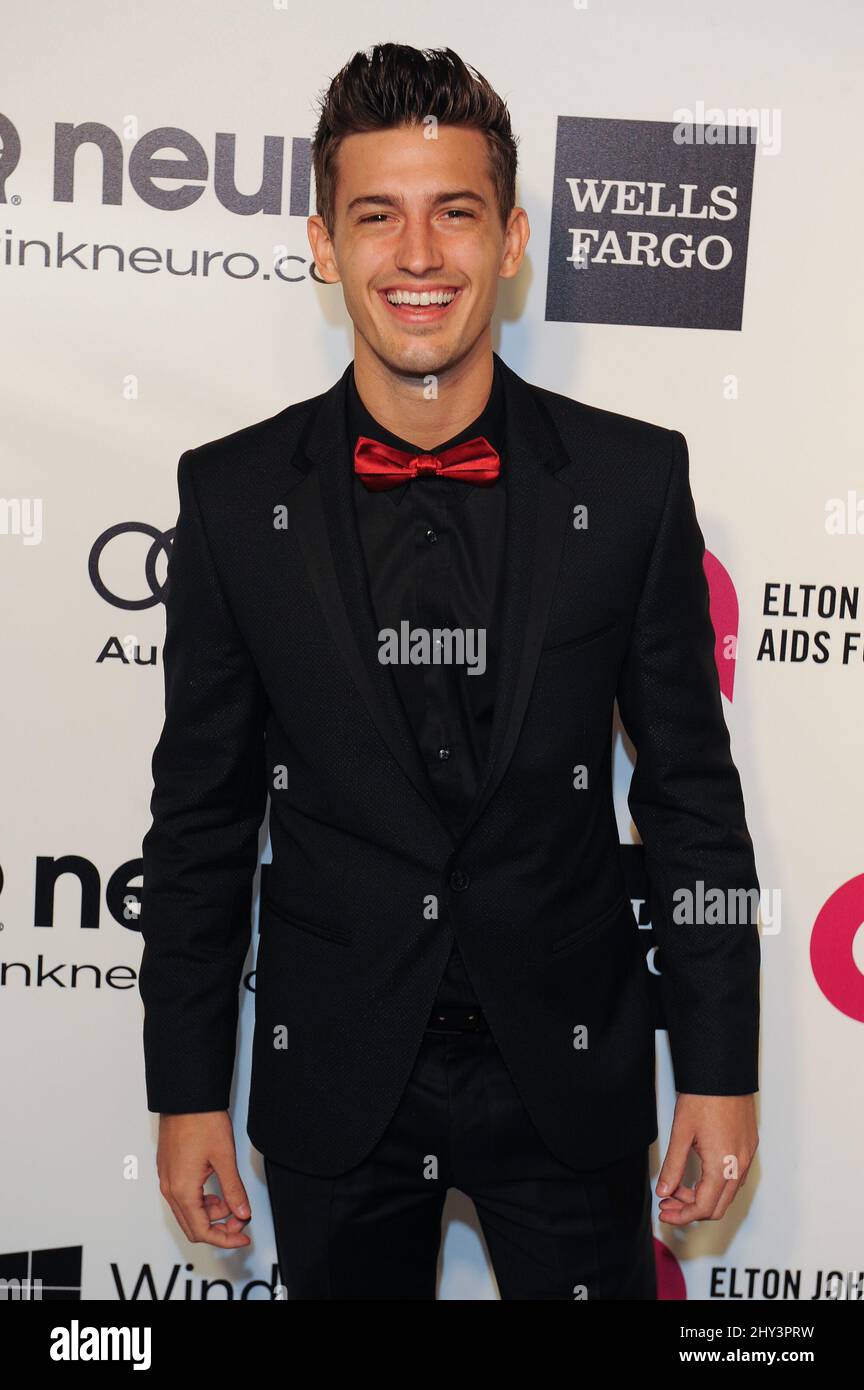 Asher Monroe arriving for the 2014 Elton John AIDS Foundation Academy ...