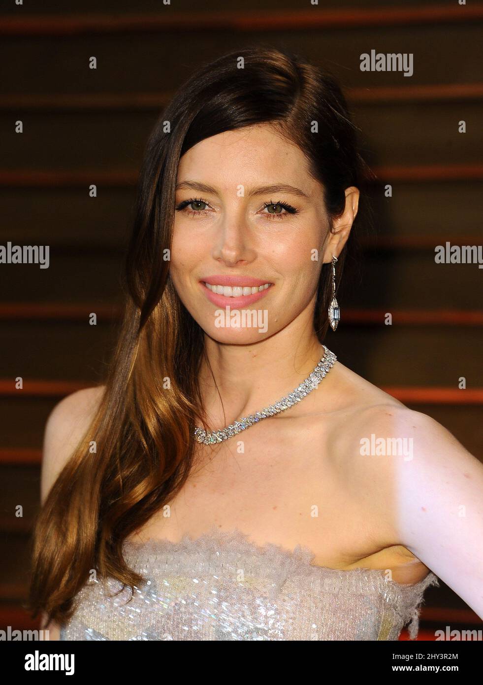 Jessica Biel attending the Vanity Fair Oscar Party hosted by editor ...