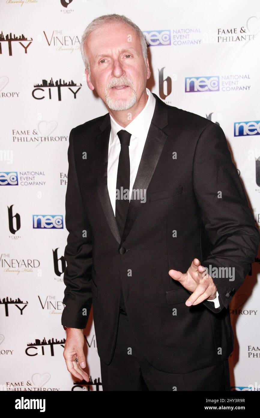 James Cameron attending the Fame and Philanthropy Post-Oscar Gala ...