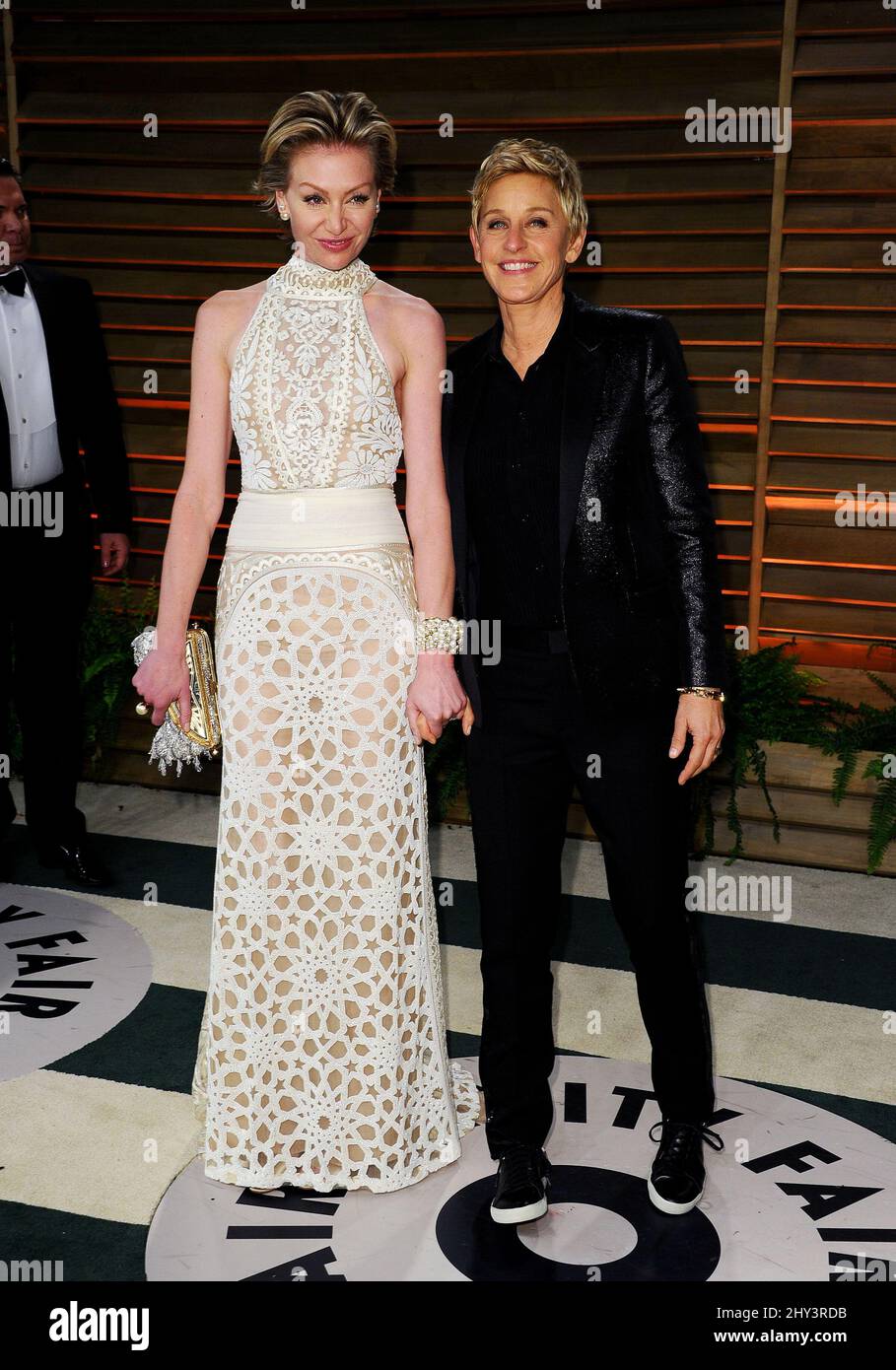 Ellen Degeneres And Portia Oscars