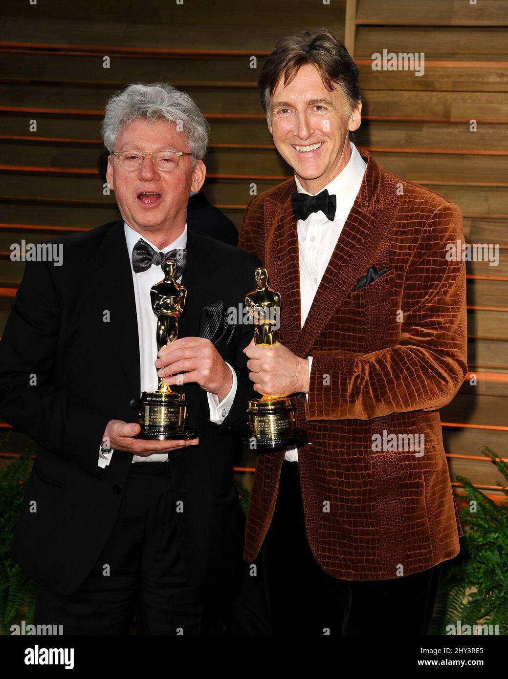 Malcolm Clarke and Nicholas Reed attending the Vanity Fair Oscar Party ...