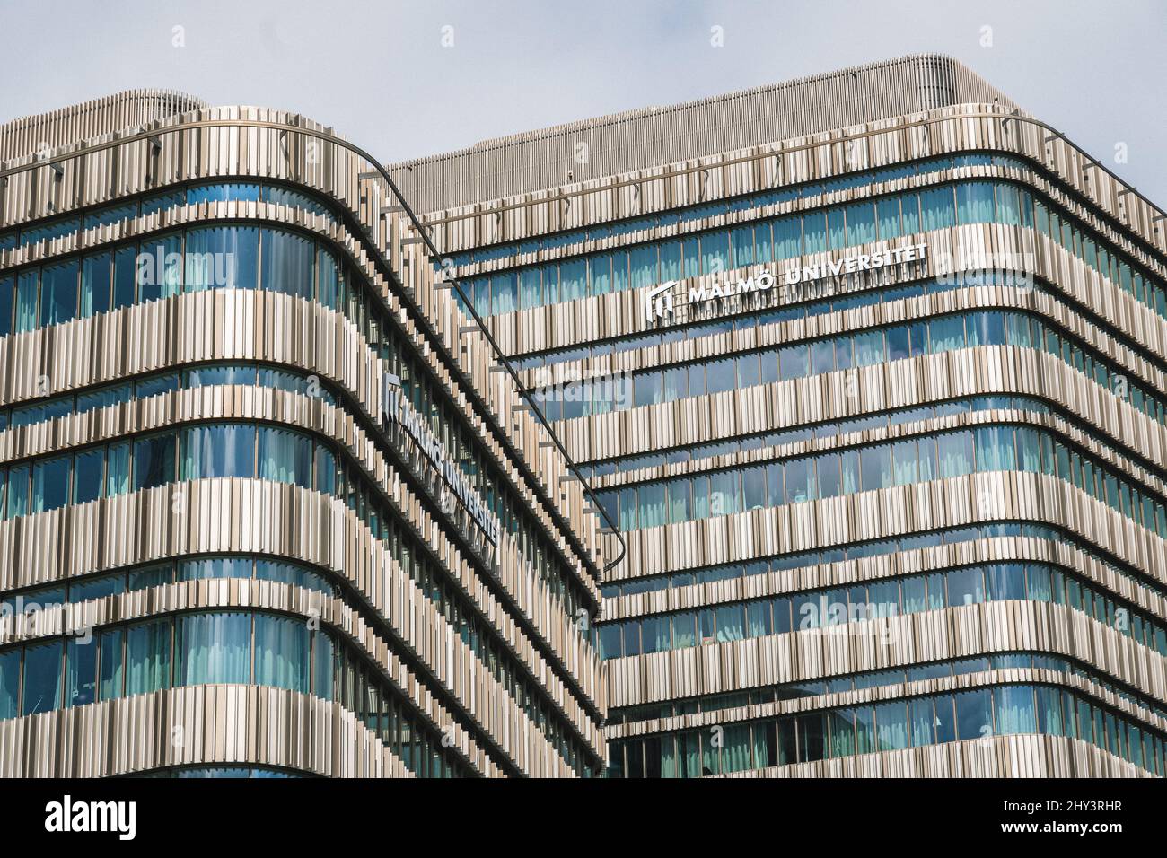 Malmoe University building exterior Stock Photo - Alamy