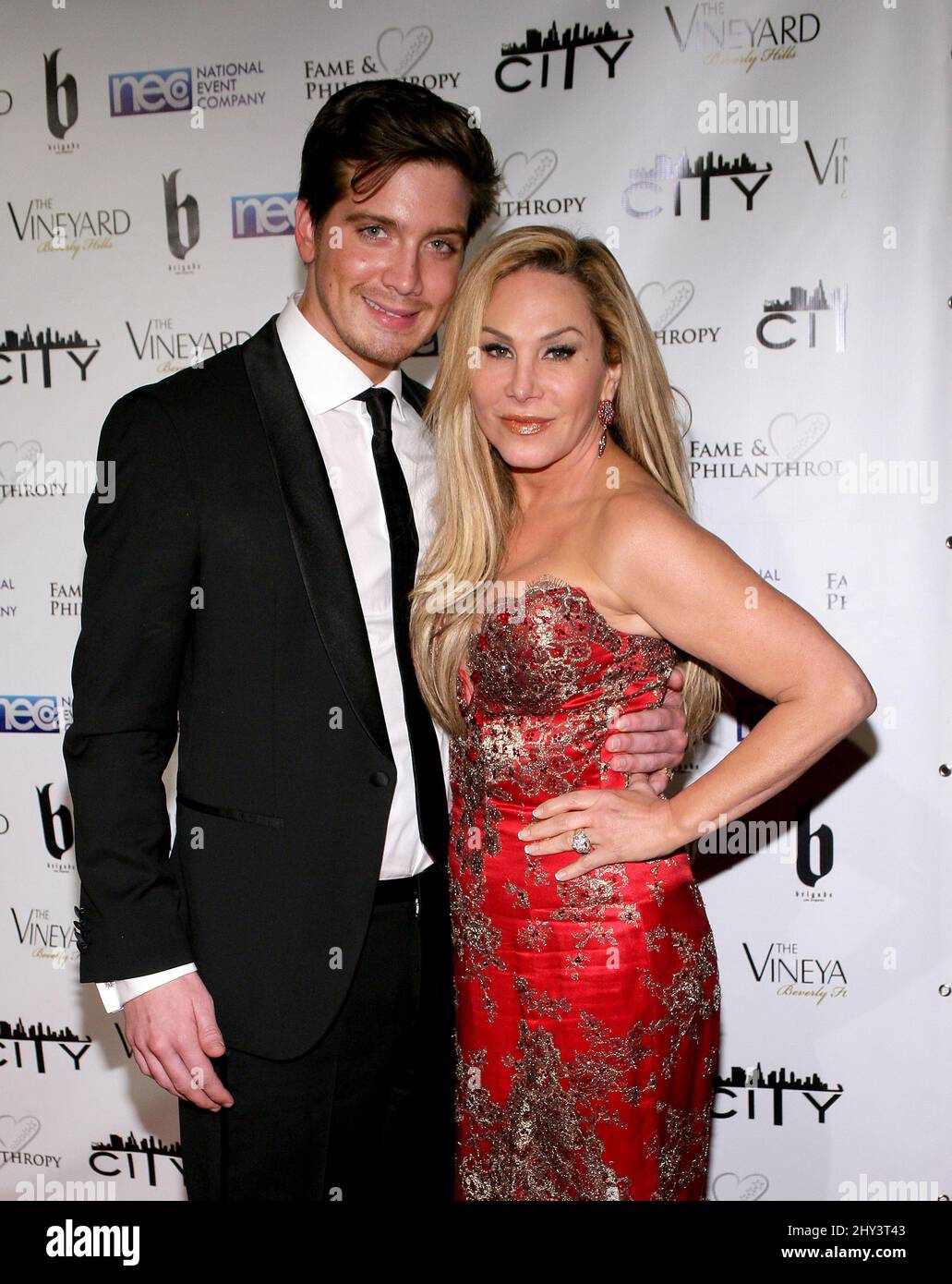 Adrienne Maloof and Jacob Busch attending the Fame and Philanthropy ...