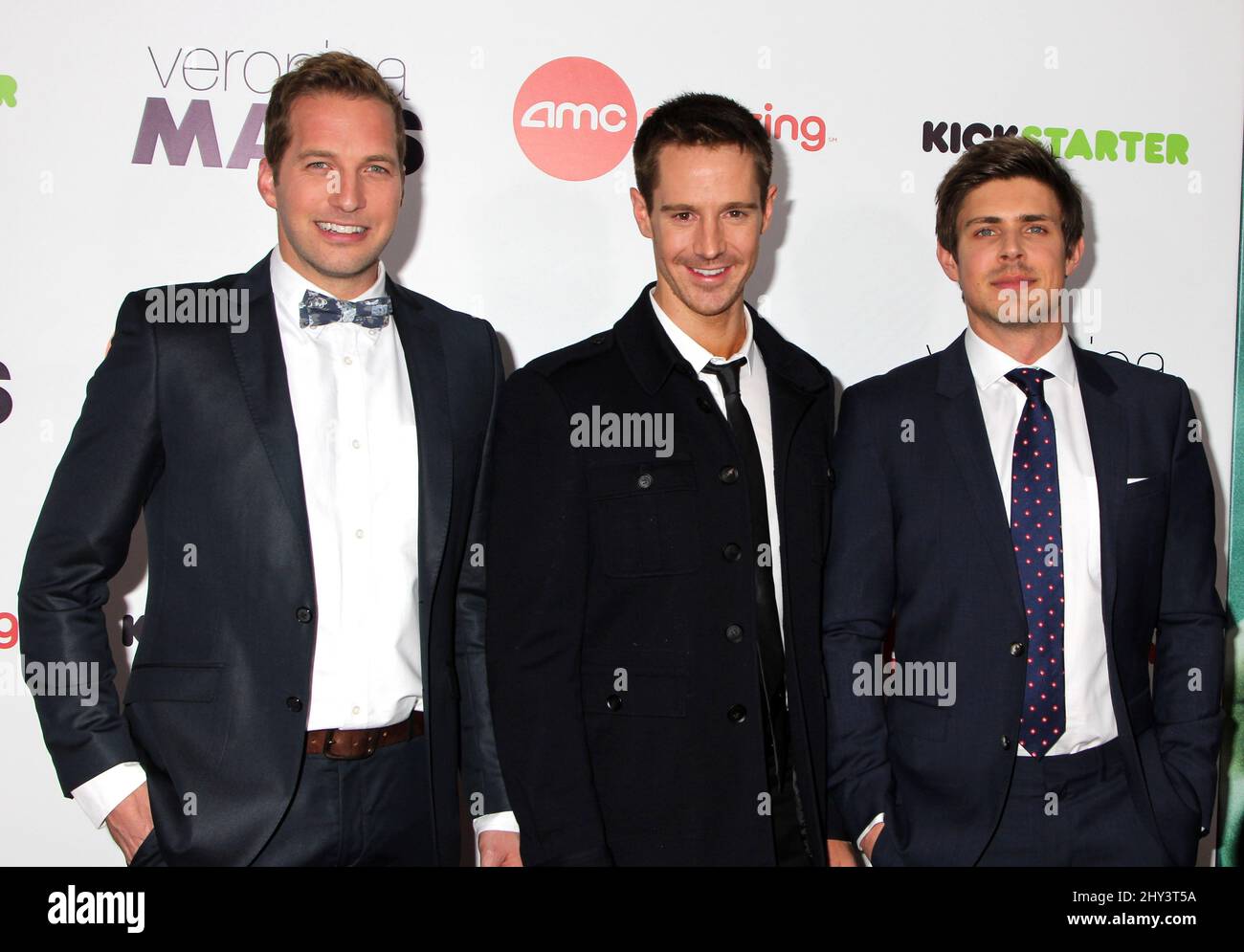Ryan Hansen, Jason Dohring and Chris Lowell attending the Veronica Mars ...