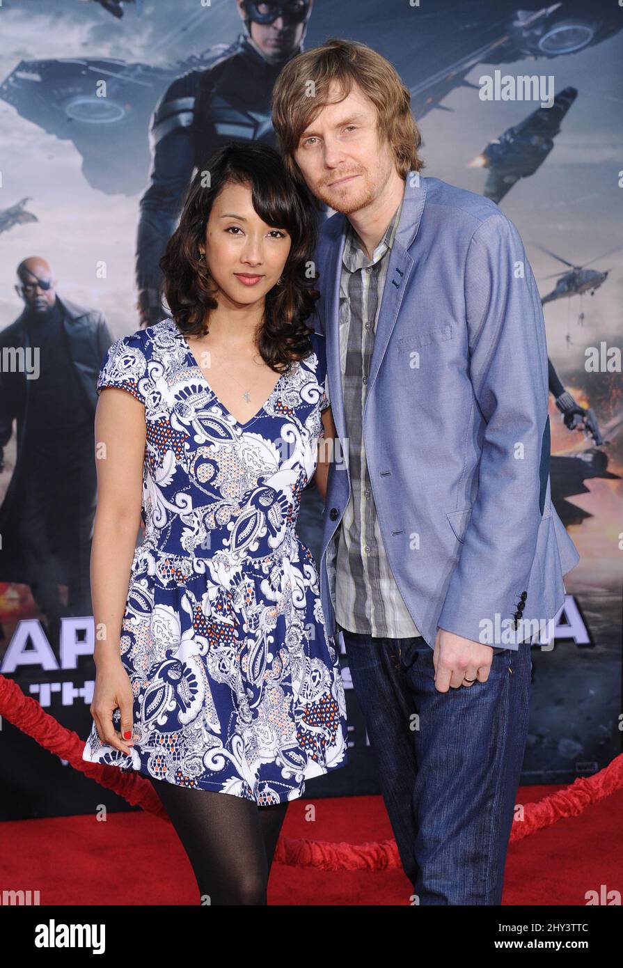 Maurissa Tancharoen Whedon & Jed Whedon attending the premiere of ...