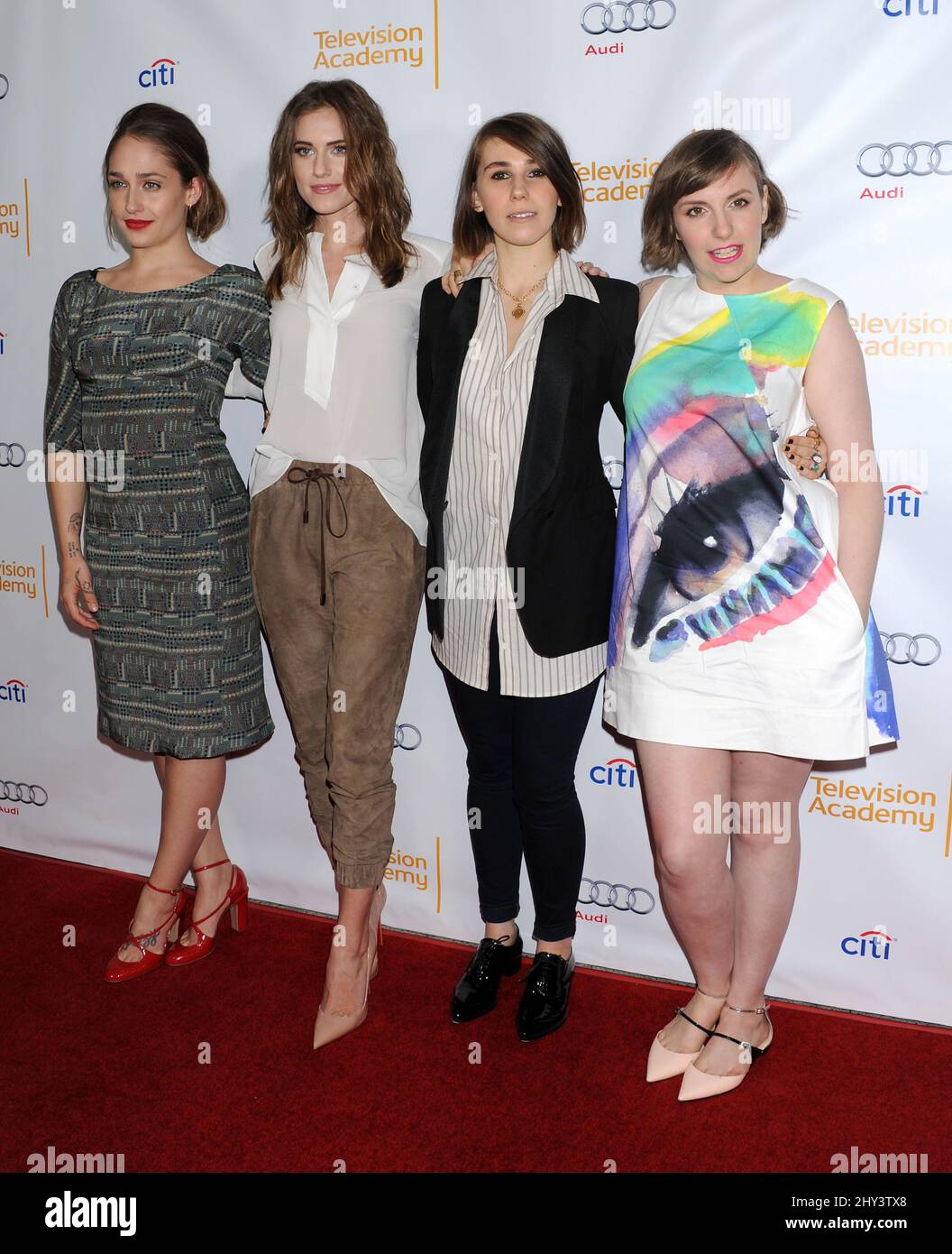 Jemima Kirke, Allison Williams, Zosia Mamet and Lena Dunham attending ...