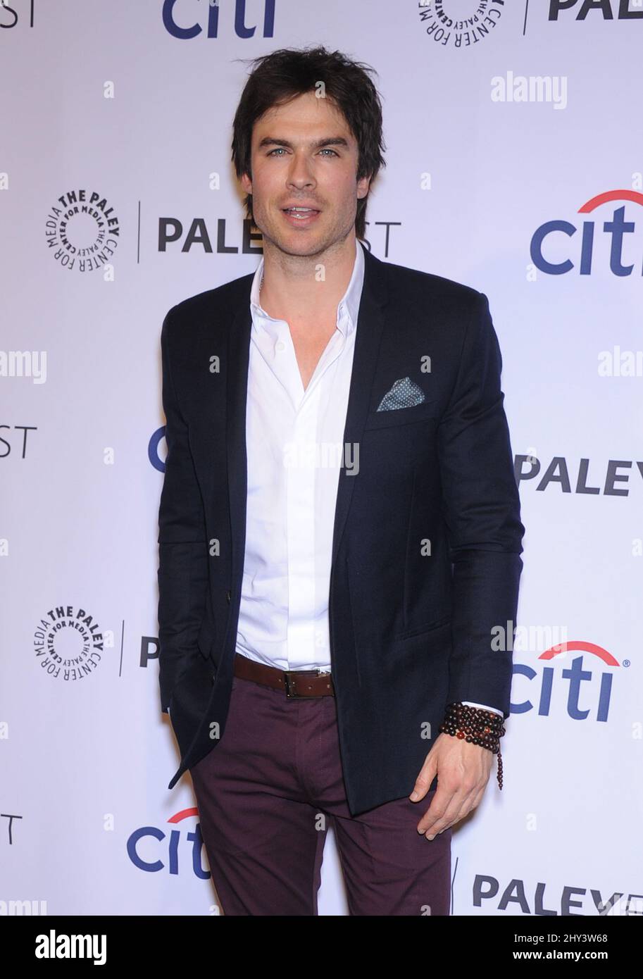 Ian Somerhalder arrives for the Lost 10th Anniversary Reunion event ...