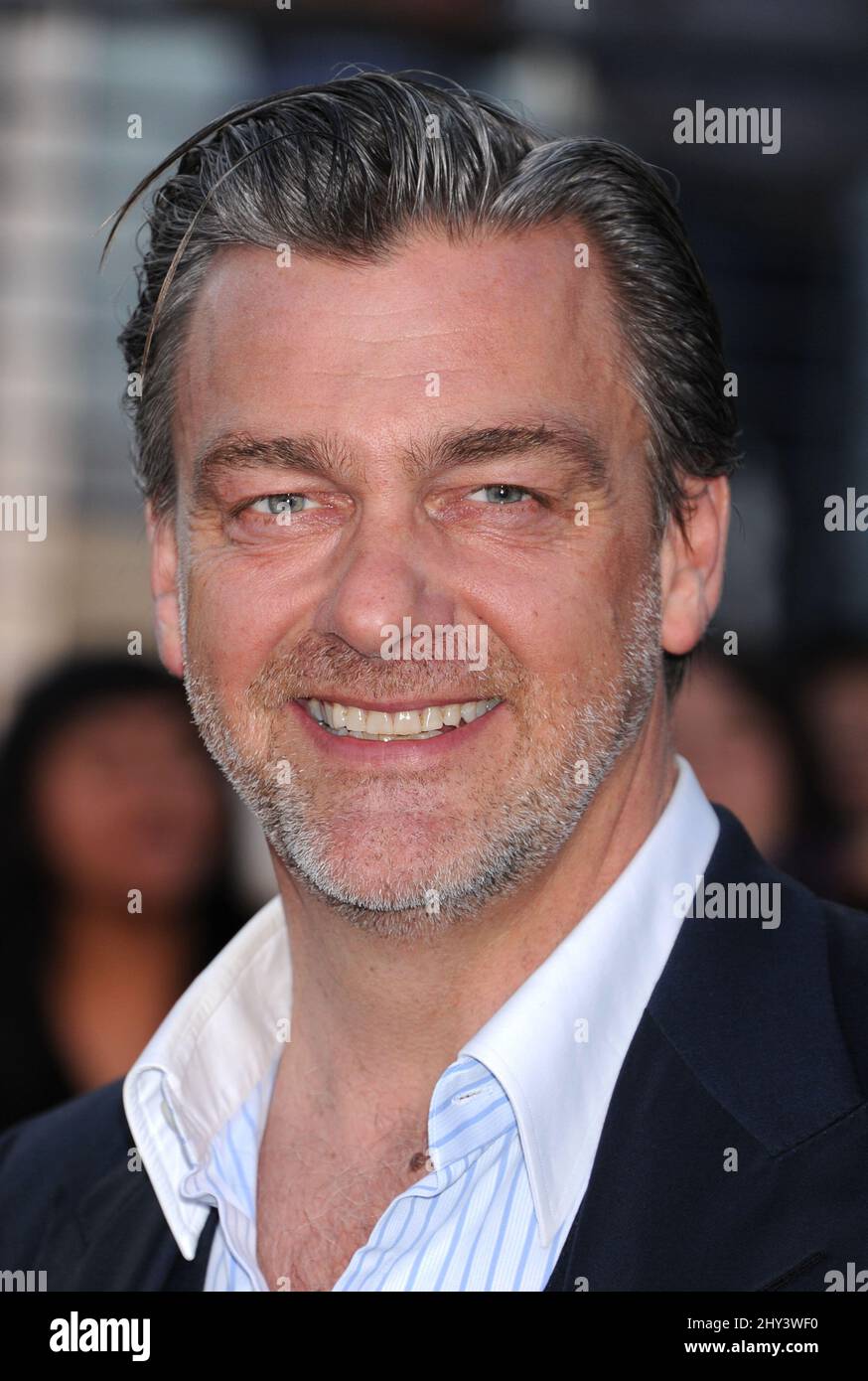 Ray Stevenson arriving for the Divergent Premiere held at the Regent ...