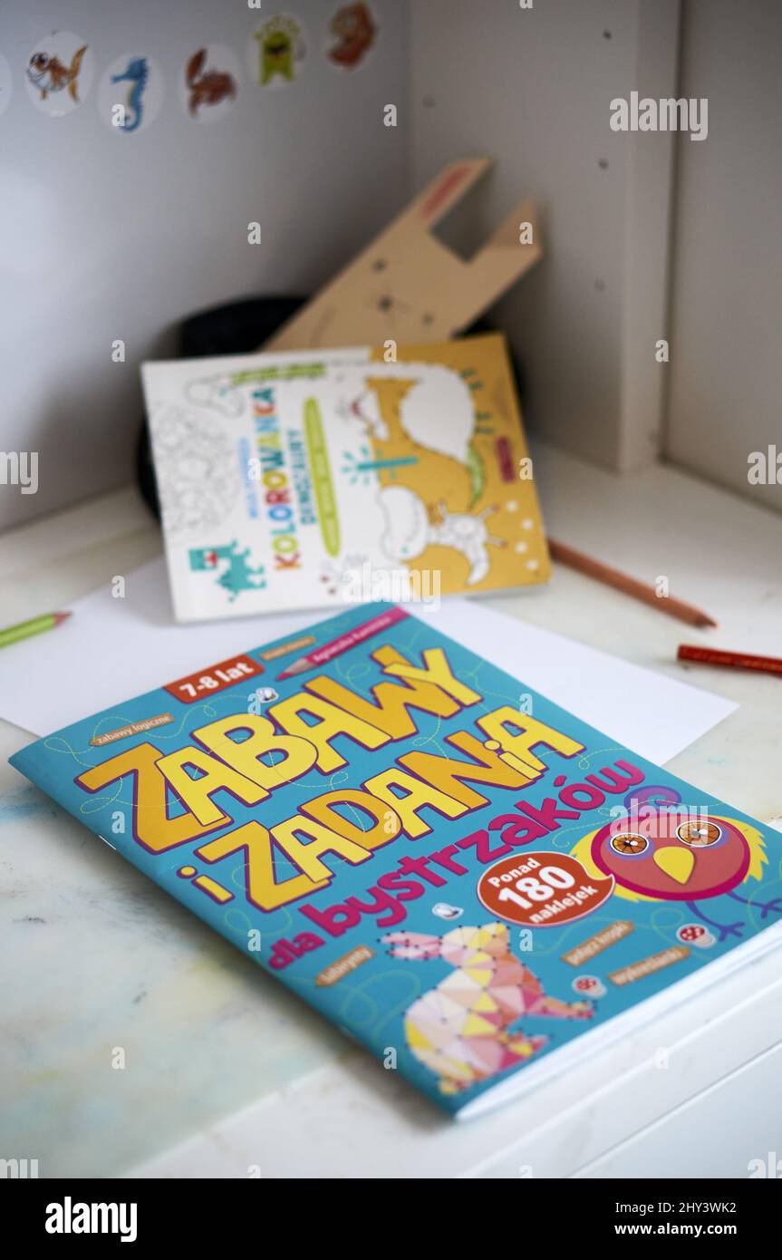 School exercise book cover hi-res stock photography and images - Alamy