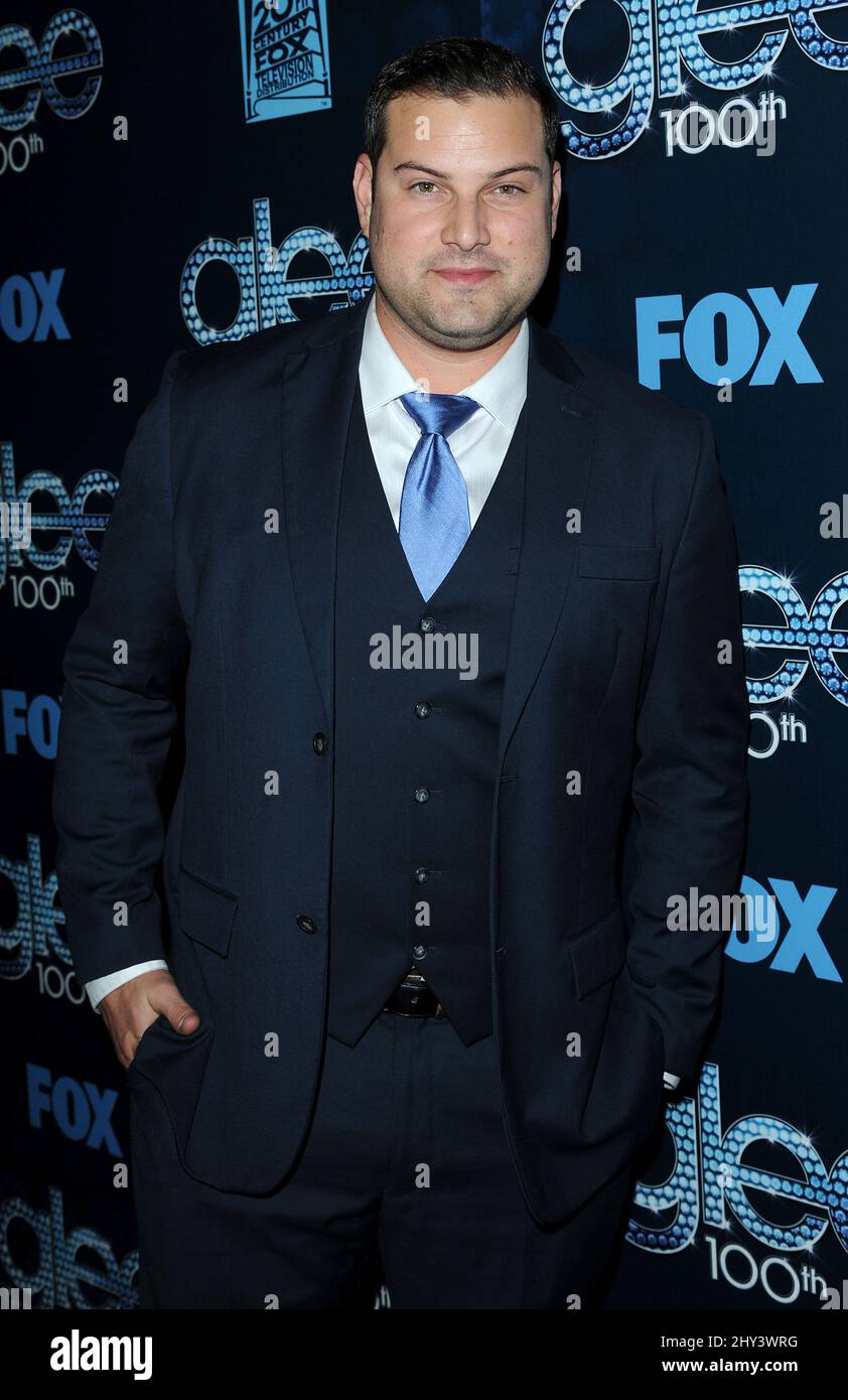 Max Adler arriving for the 100th Episode Celebration of Glee held at ...