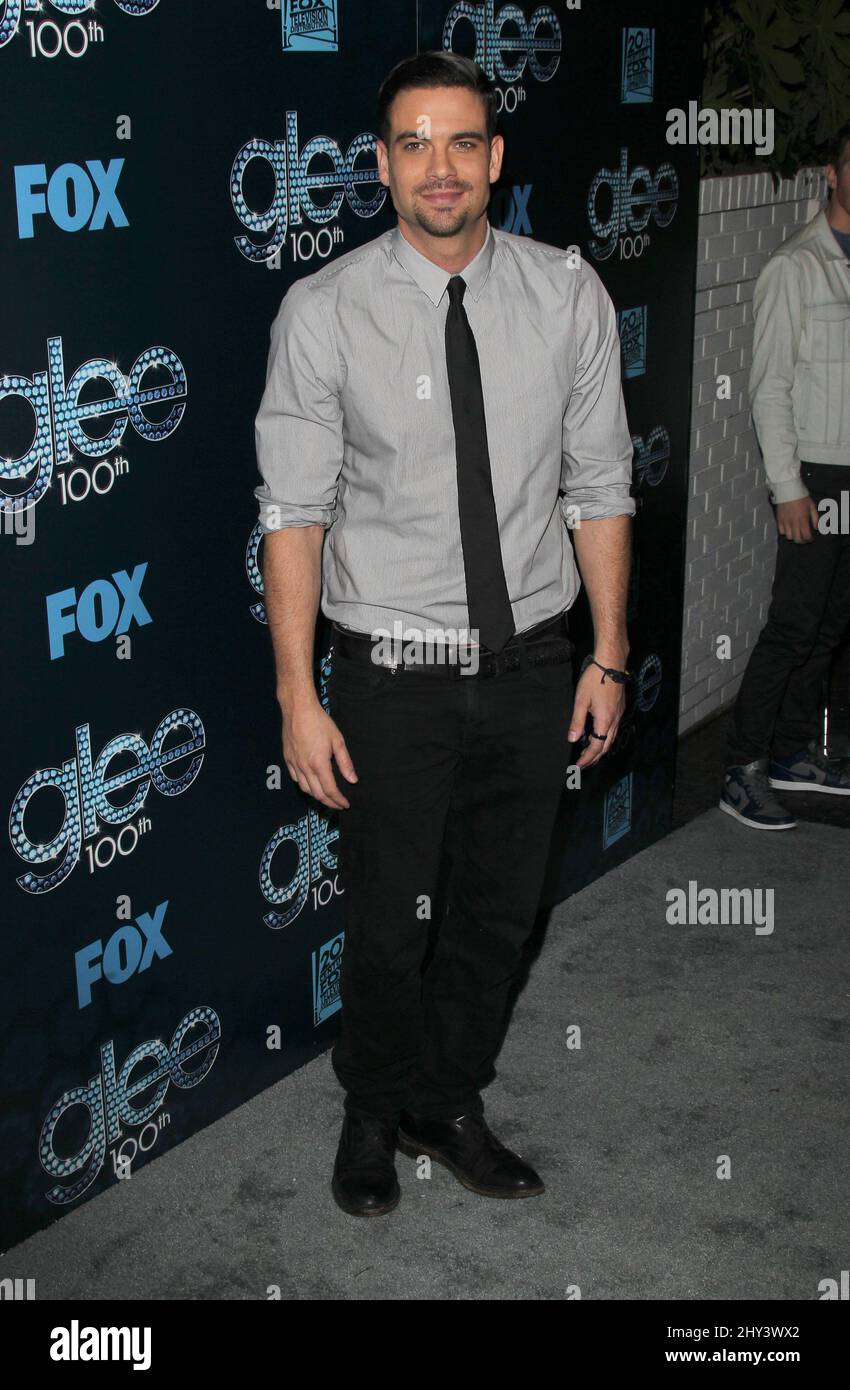 Mark Salling arriving for the 100th Episode Celebration of Glee held at ...
