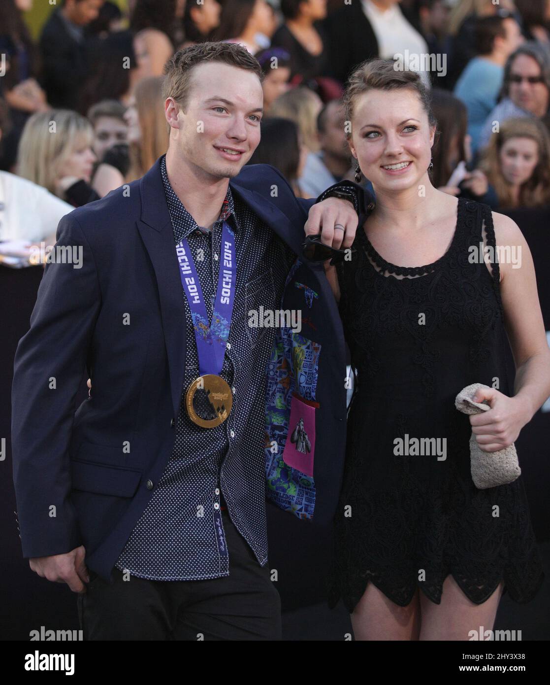 David Wise attending the 'Divergent' Premiere in Los Angeles Stock ...