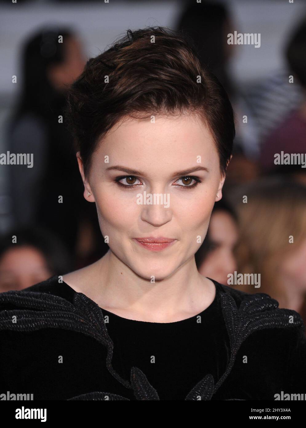 Veronica Roth attending the 'Divergent' Premiere in Los Angeles Stock ...