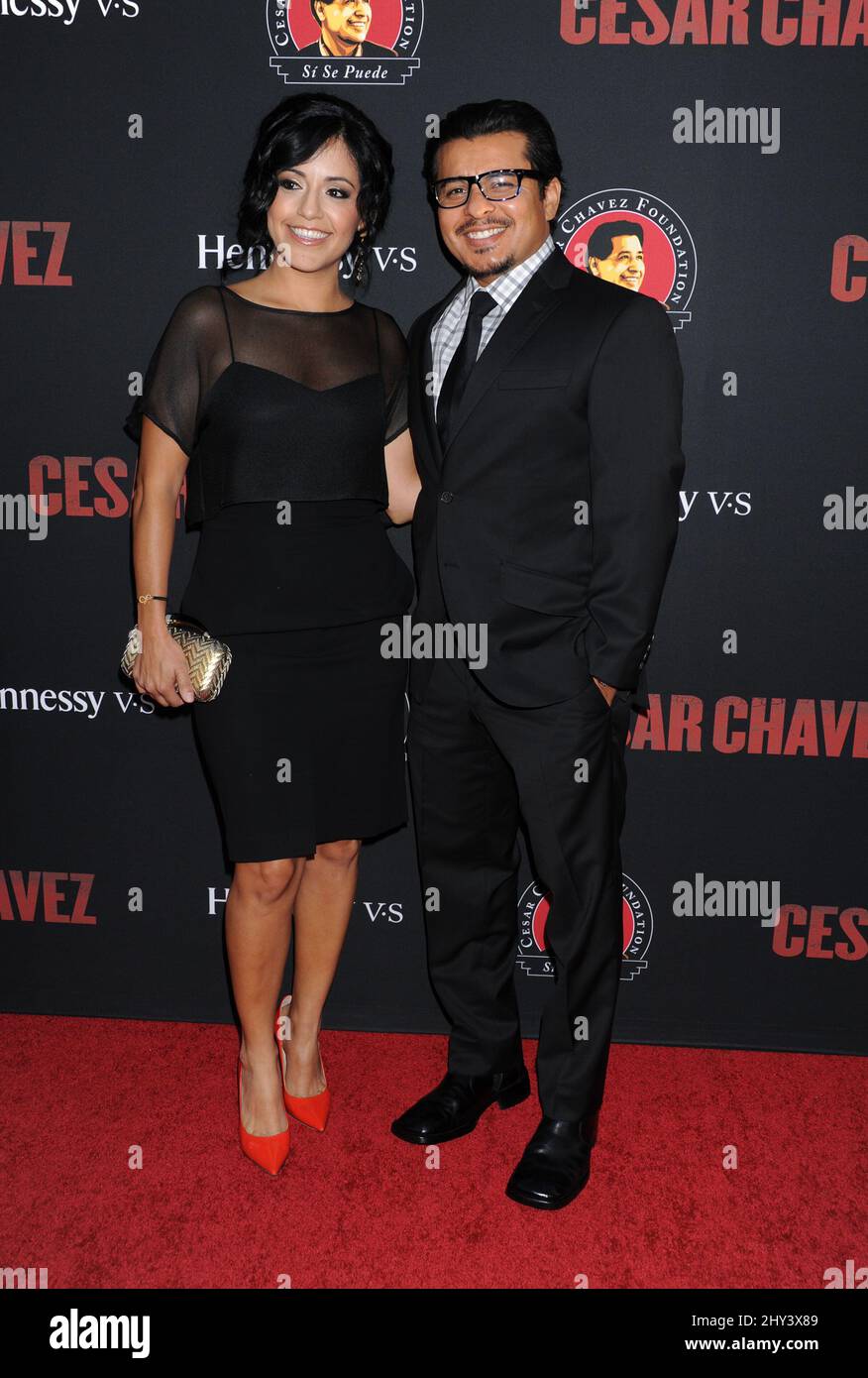 Jacob Vargas attending the 'Cesar Chavez' Premiere in Los Angeles Stock ...