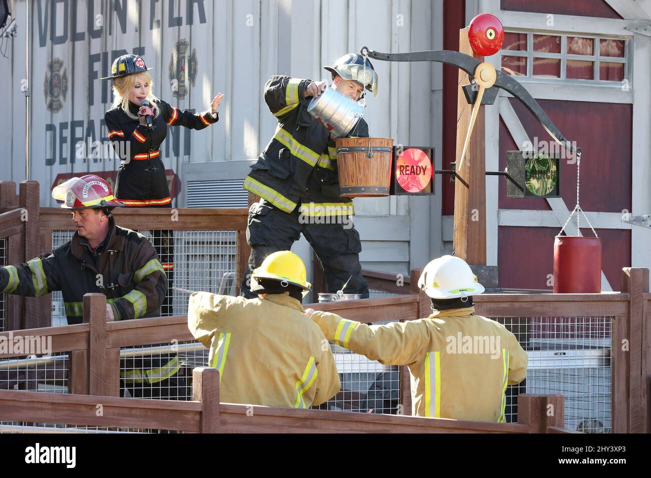 Dolly Parton Launches the FireChaser Express at the Wilderness Pass at ...