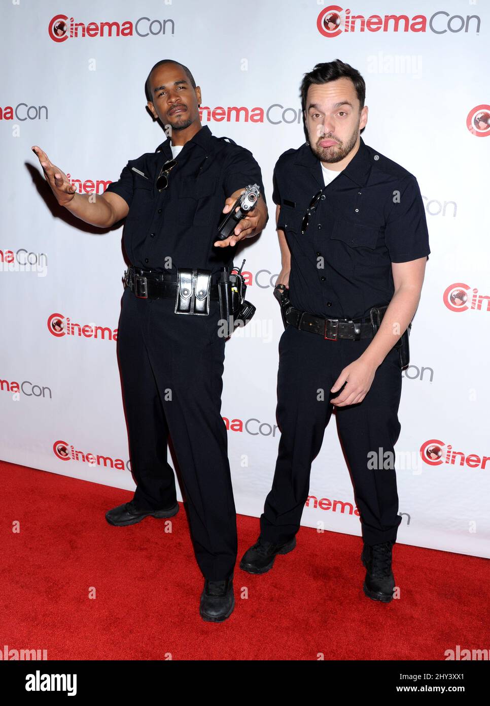 Damon Wayans Jr. and Jake Johnson attends the 20th Century Fox ...