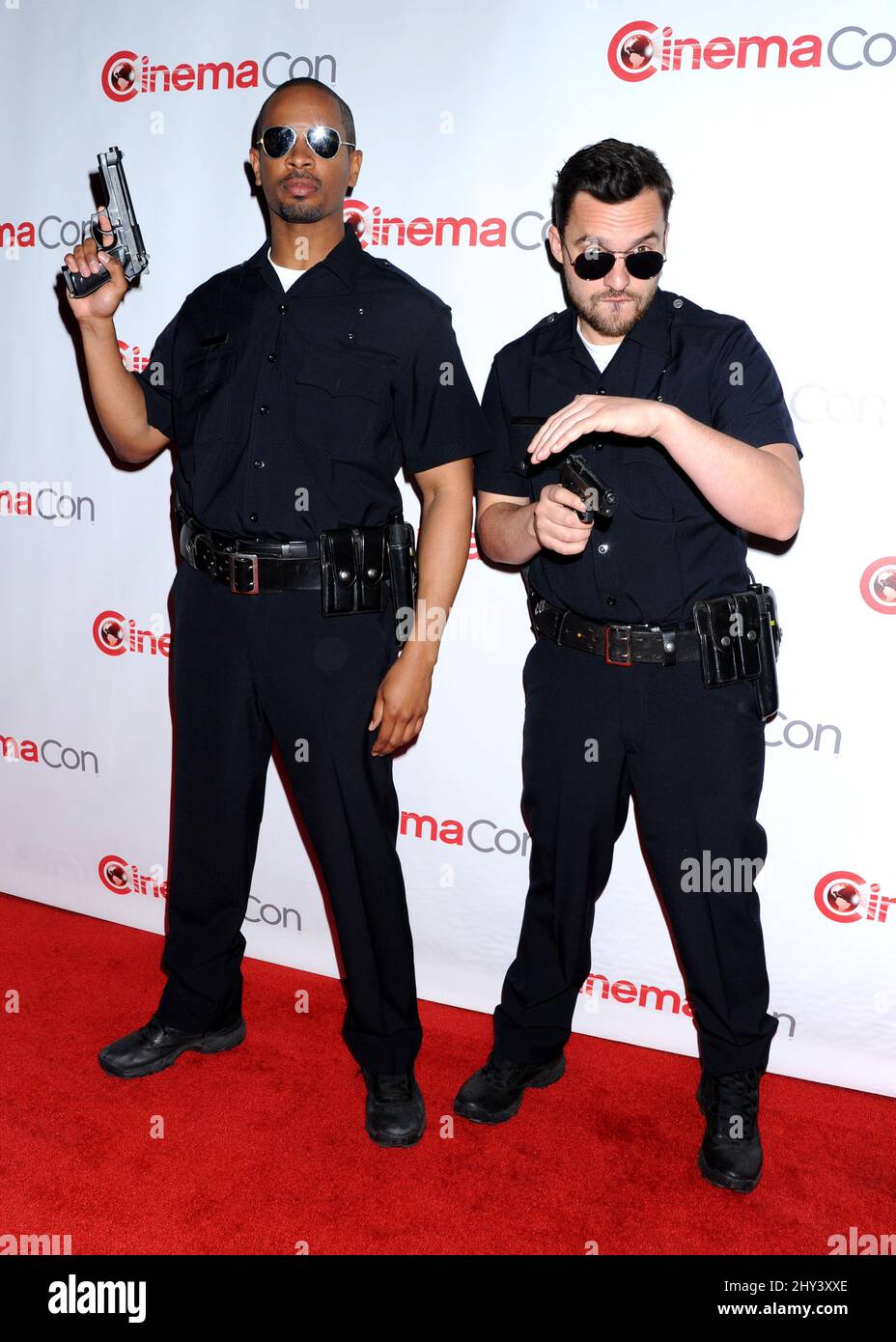 Damon Wayans Jr. and Jake Johnson attends the 20th Century Fox ...