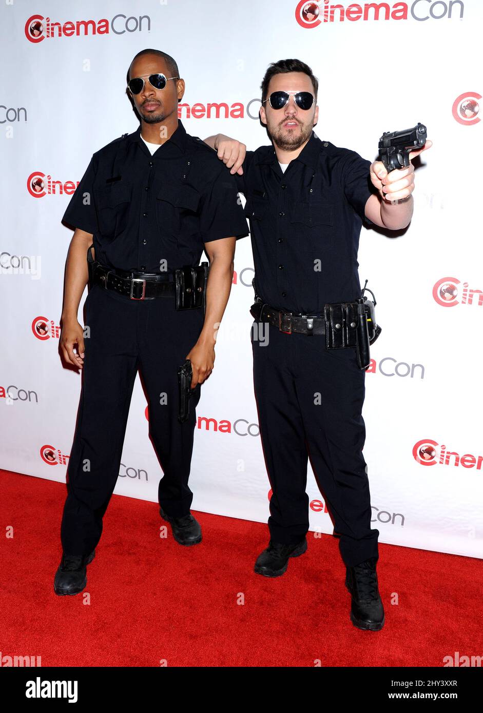 Damon Wayans Jr. and Jake Johnson attends the 20th Century Fox ...