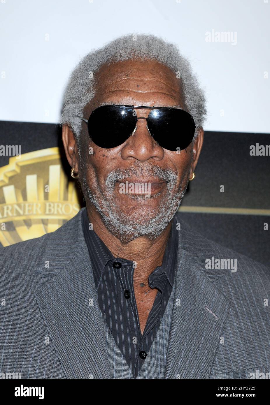 Morgan freeman head shot hi-res stock photography and images - Alamy