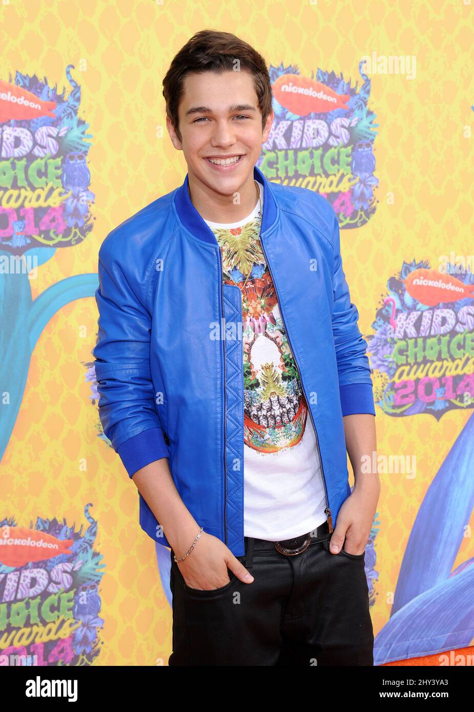 Austin Mahone attending the Nickelodeon's 27th Annual Kids' Choice ...