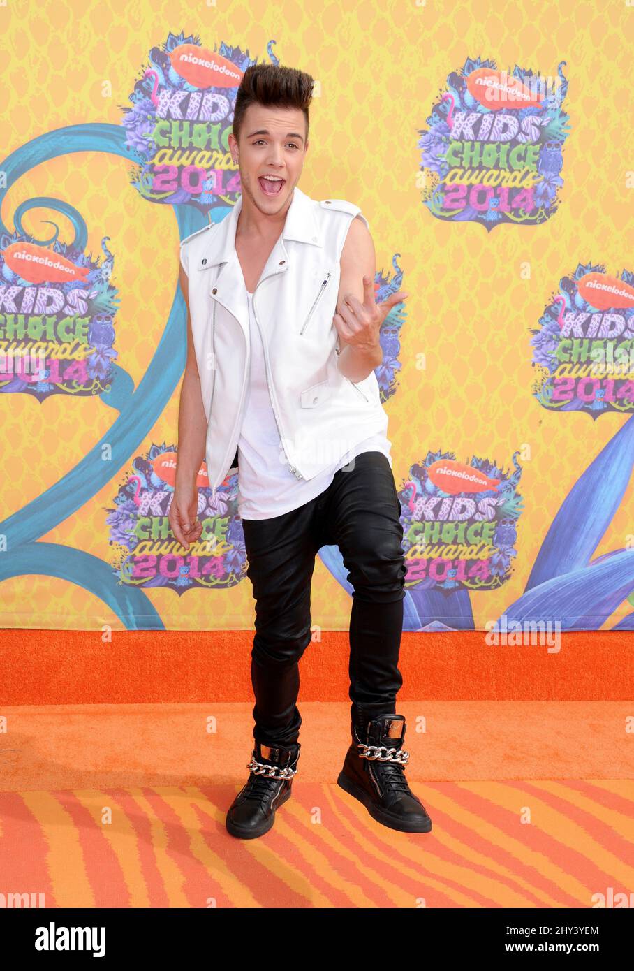 Luca Hanni attending Nickelodeon's 27th Annual Kids' Choice Awards at ...