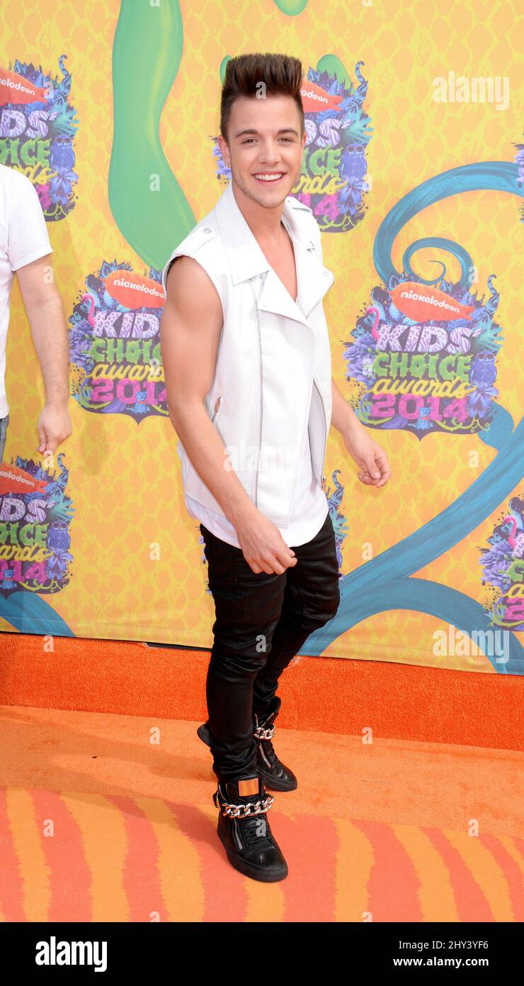 Luca Hanni attending Nickelodeon's 27th Annual Kids' Choice Awards at ...