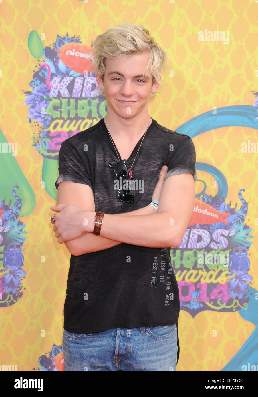 Ross Lynch attending Nickelodeon's 27th Annual Kids' Choice Awards at ...