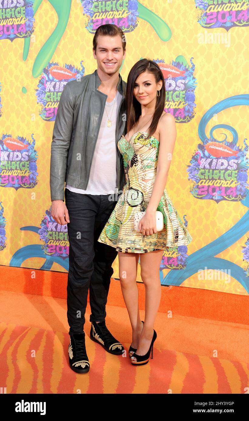 Victoria Justice and Pierson Fode attending Nickelodeon's 27th Annual ...