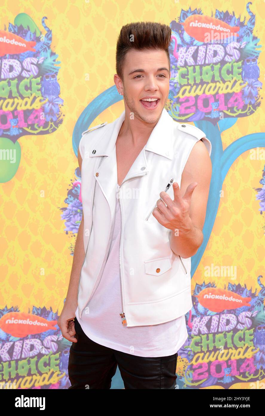 Luca Hanni attends Nickelodeon's 27th Annual Kids' Choice Awards, held ...