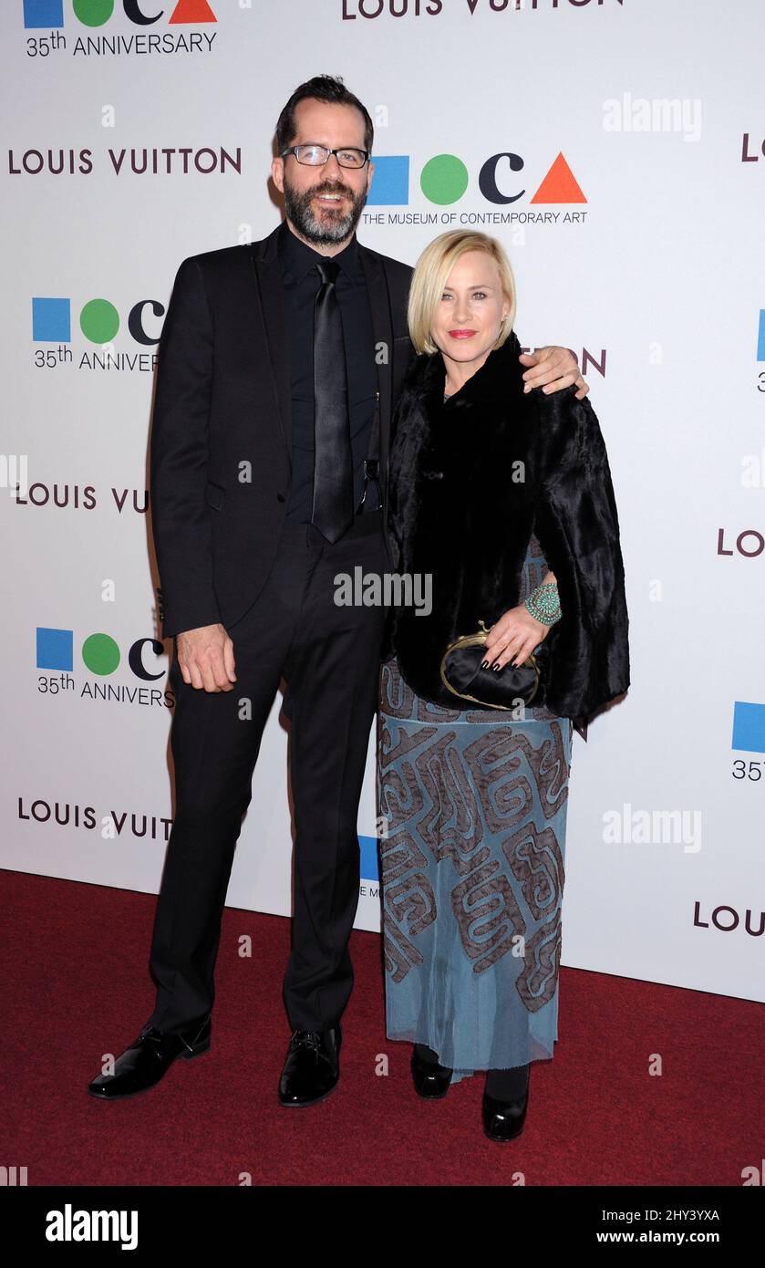 Patricia Arquette and Eric White attends the MOCA Celebrates 35th ...