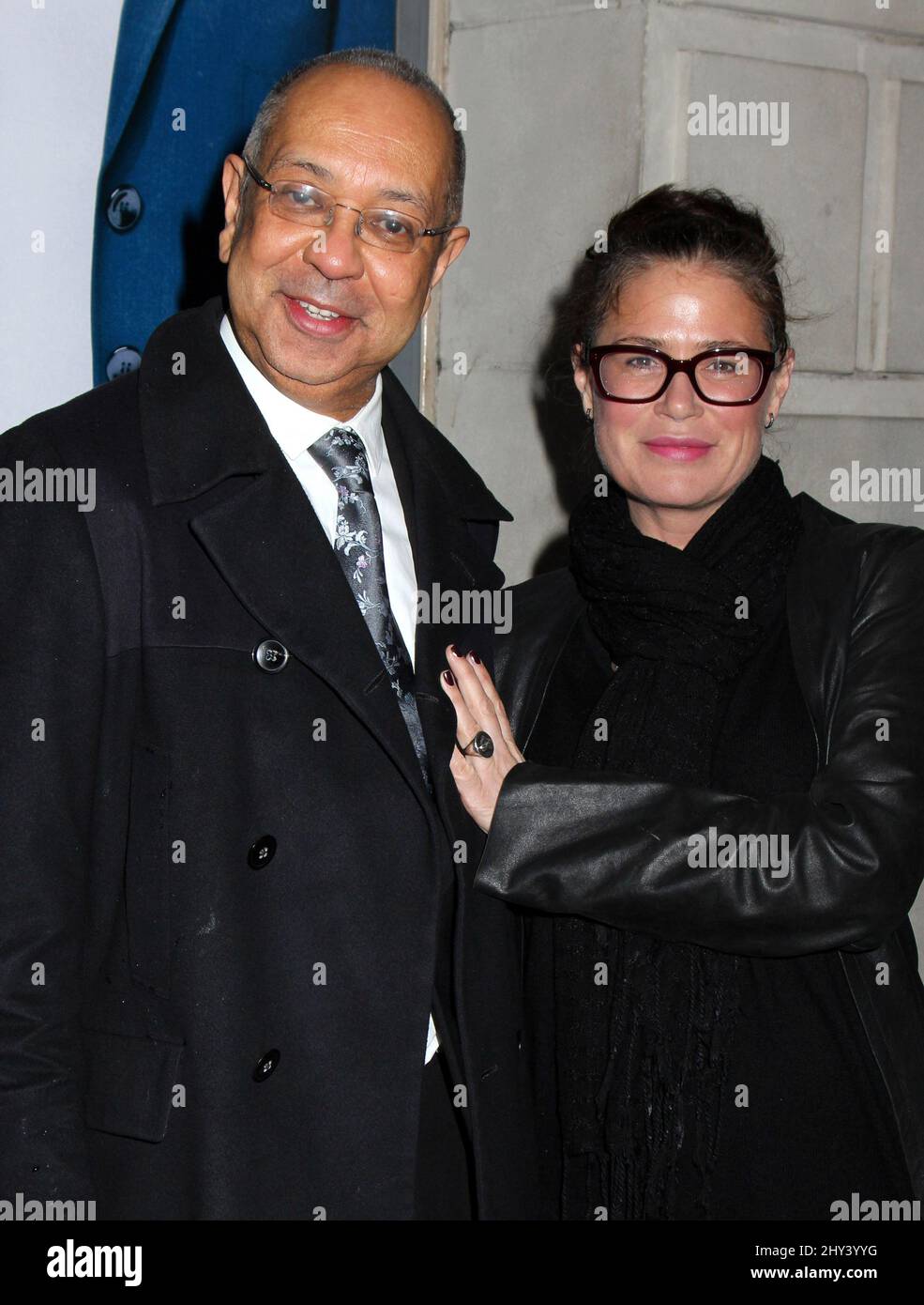 George C. Wolff and Maura Tierney attends the "If/Then" Broadway ...