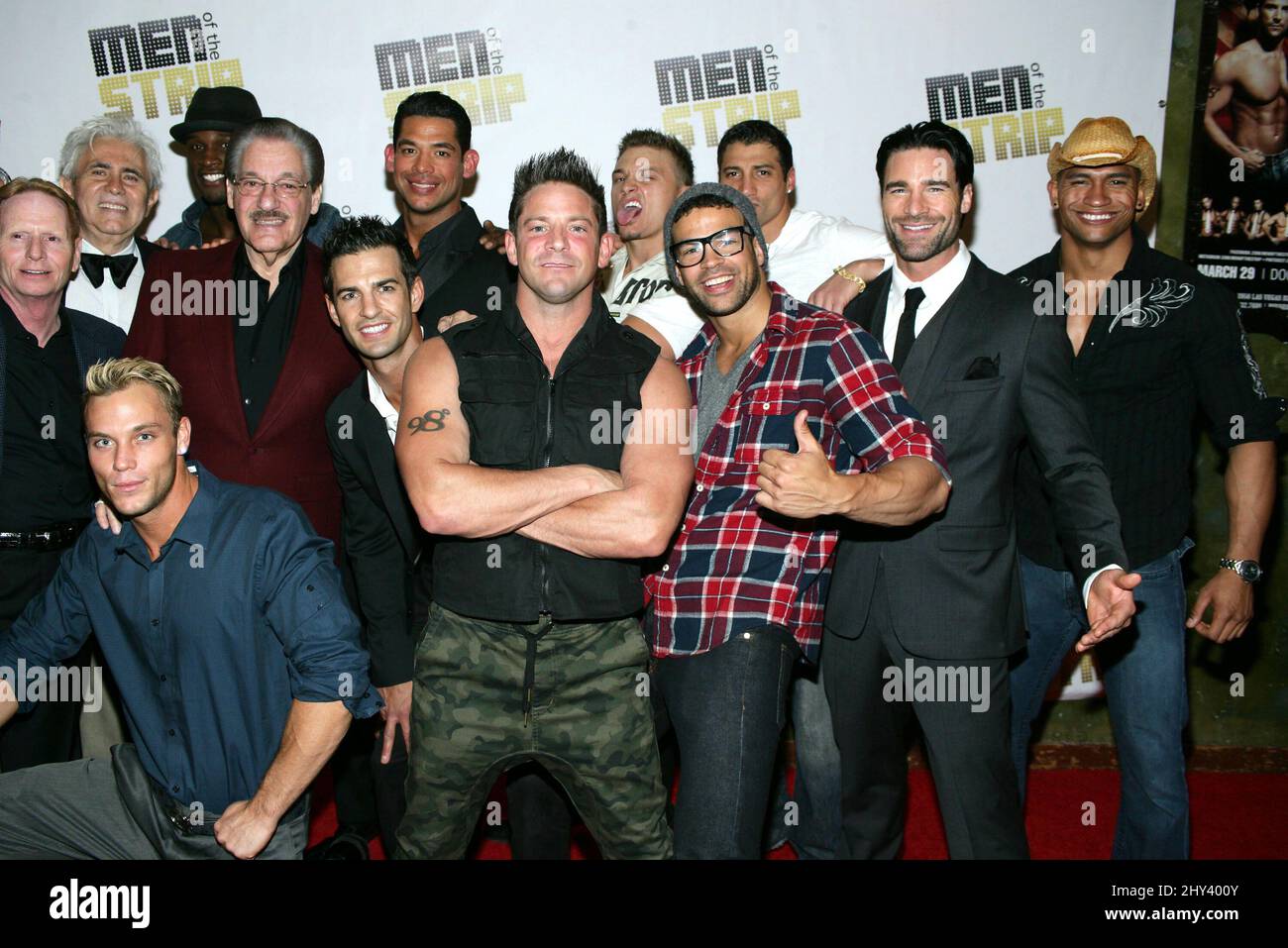 Jeff Timmons arrives at the "Men of the Strip" performance with Jeff ...