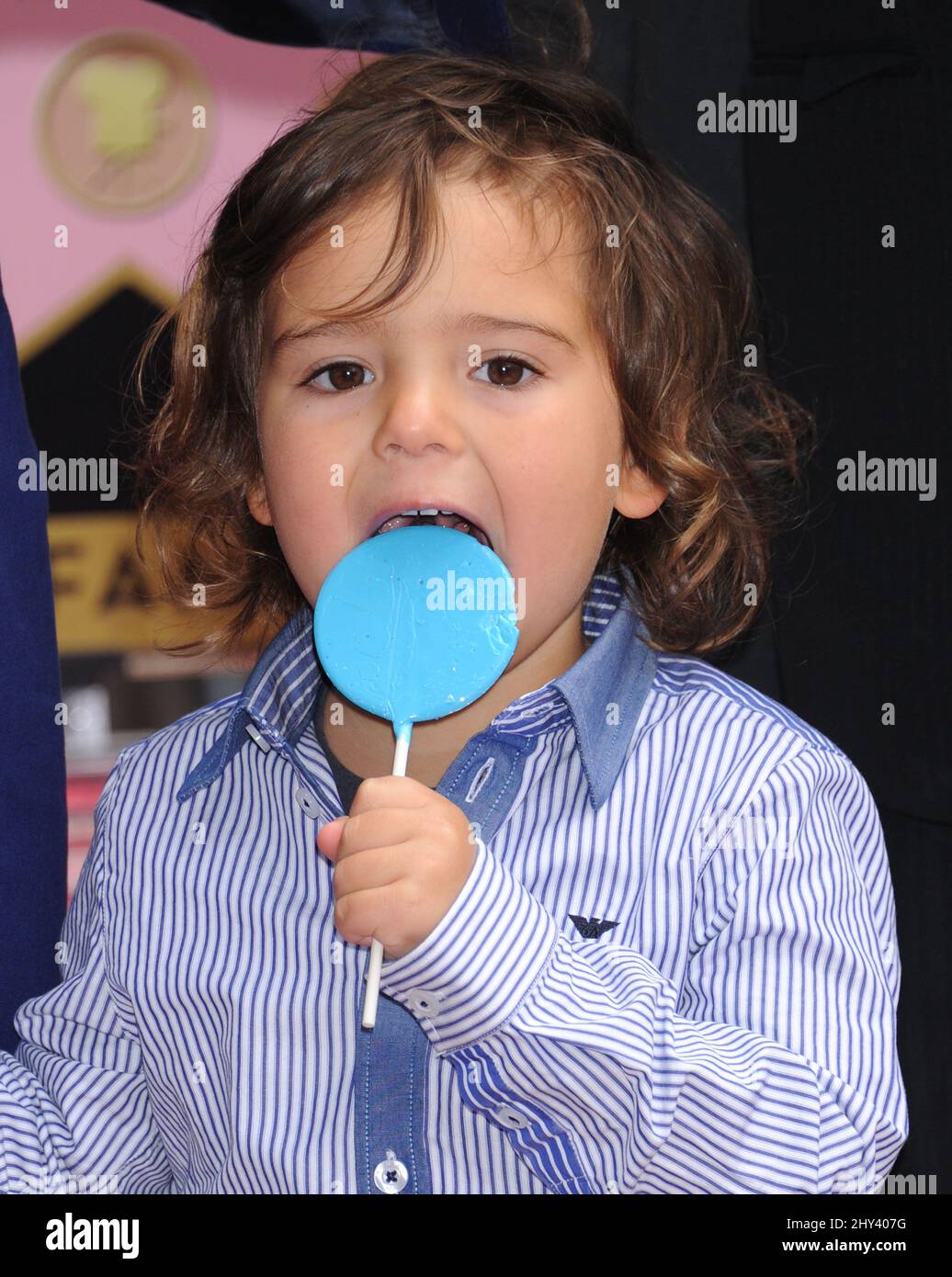 Flynn Bloom Orlando Bloom Hollywood Walk of Fame Star Ceremony Stock ...