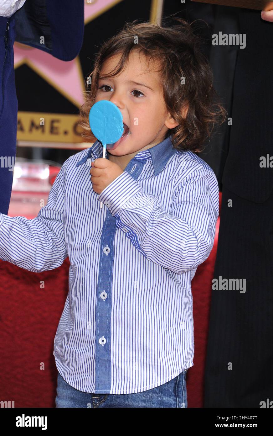 Flynn Bloom Orlando Bloom Hollywood Walk of Fame Star Ceremony Stock ...