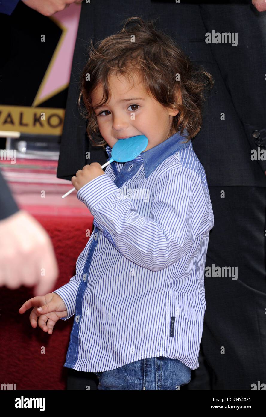 Flynn Bloom Orlando Bloom Hollywood Walk of Fame Star Ceremony Stock ...