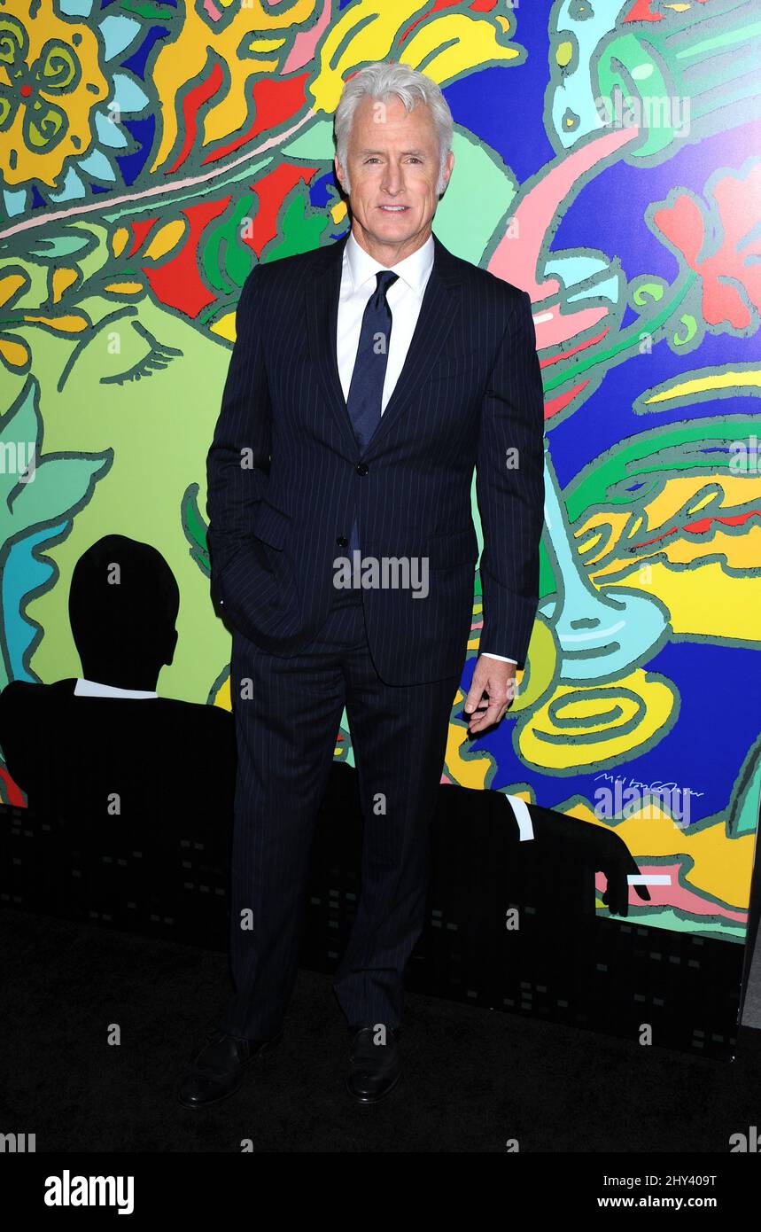 John Slattery attending the premiere of "Mad Men" season seven, their ...