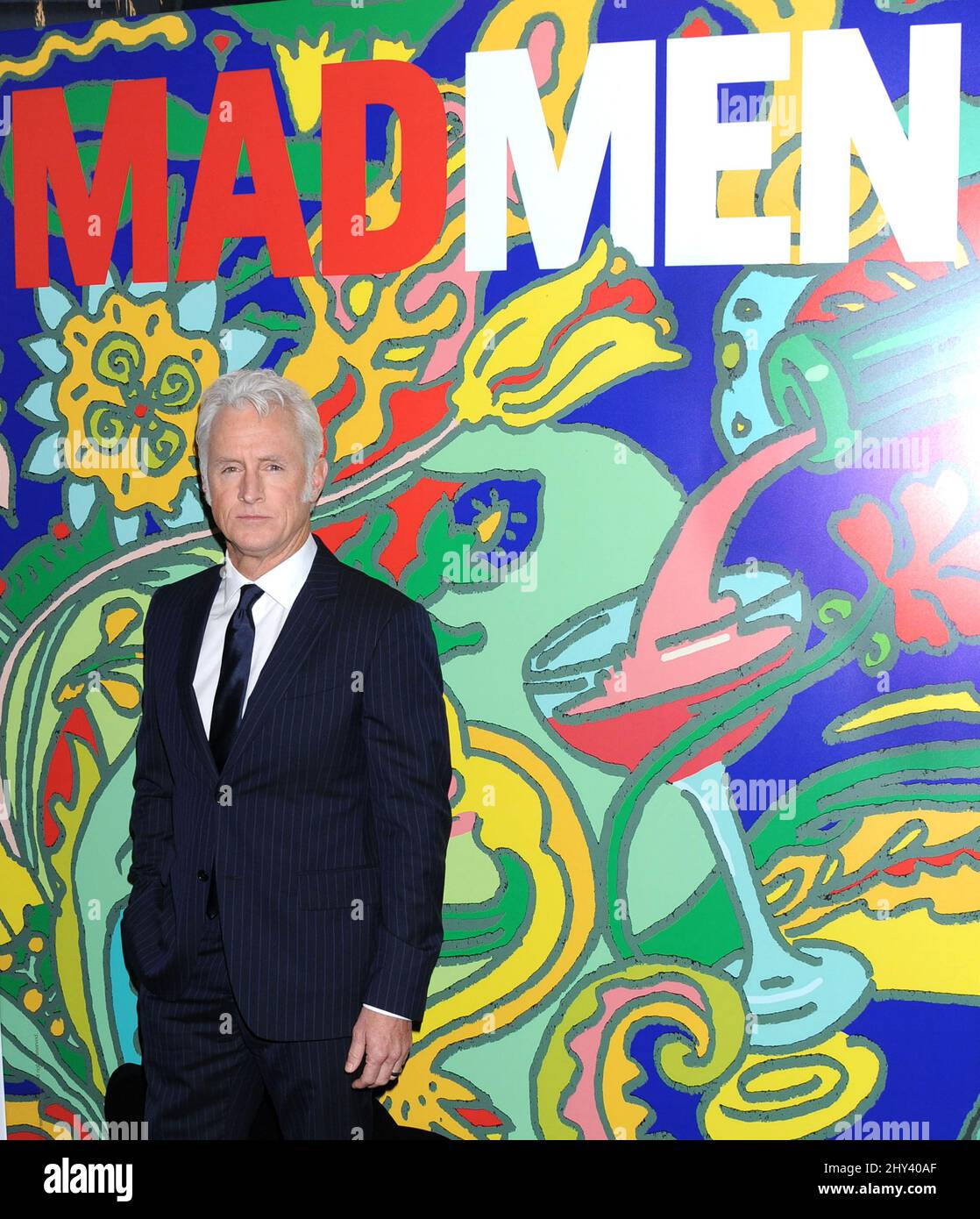 John Slattery attending the premiere of "Mad Men" season seven, their ...