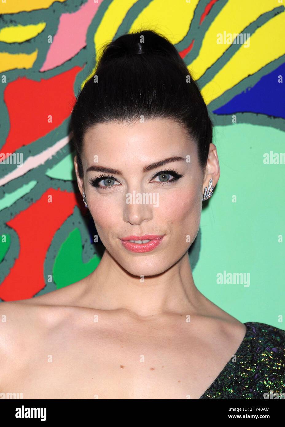 Jessica Pare attending the premiere of "Mad Men" season seven, their ...