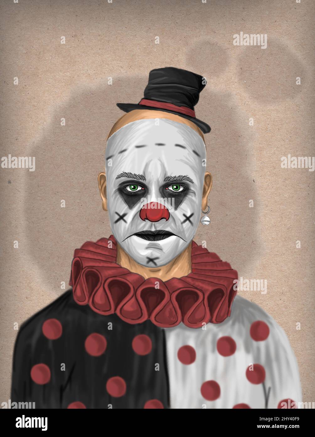 Tired clown hi-res stock photography and images - Alamy